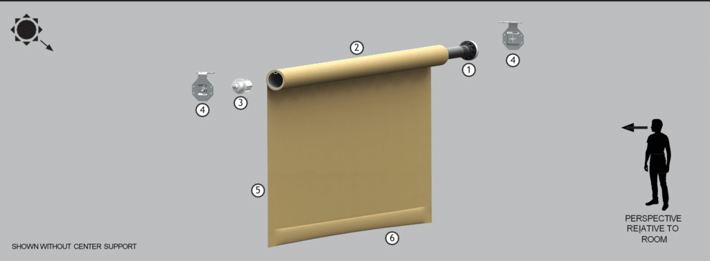 MR150 Pocket Motorized Shade - Inpro Shade