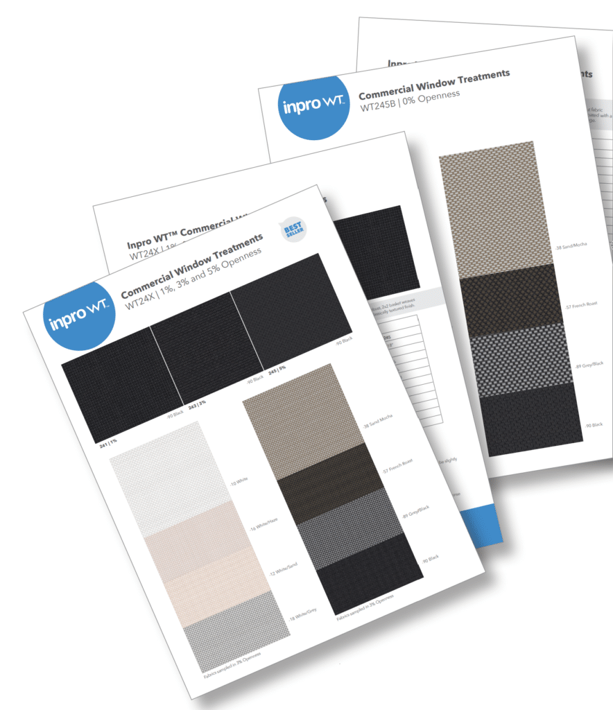 Full Set of Inpro WT Sample Cards - Inpro Shade