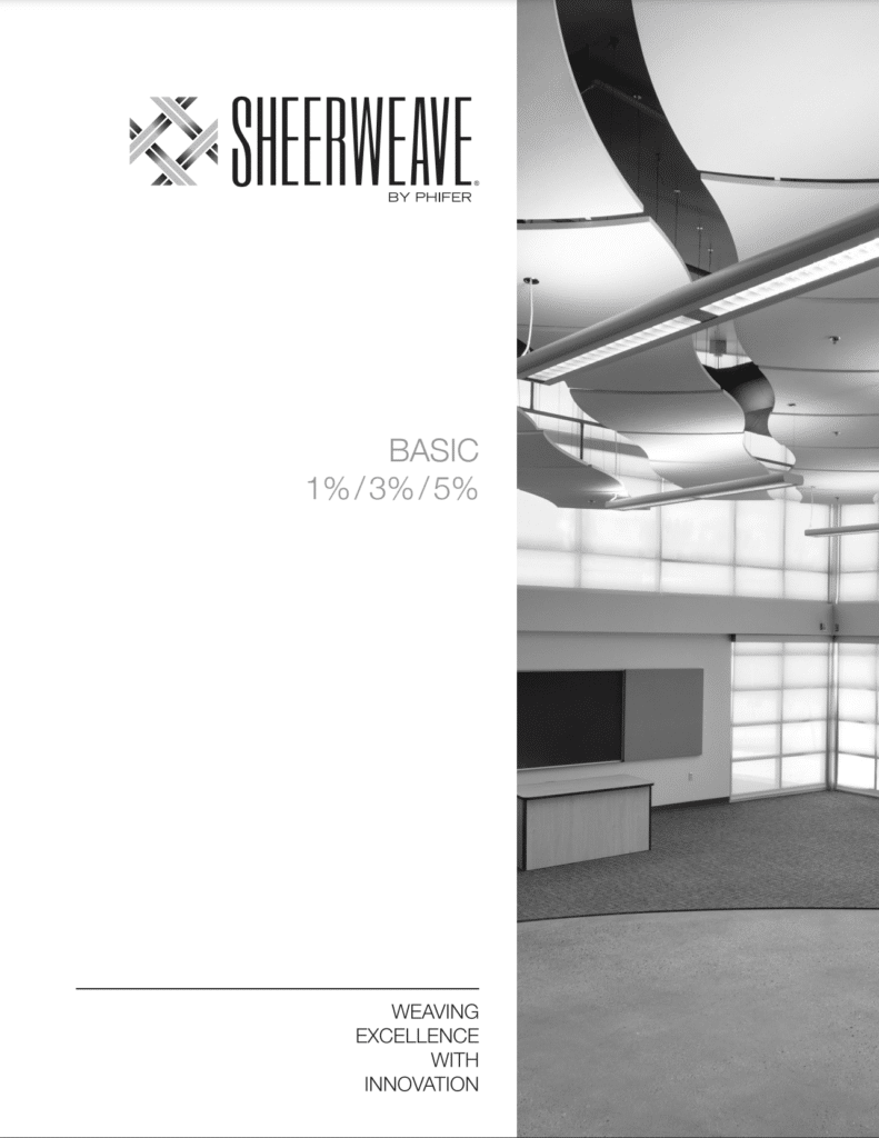 Phifer® SheerWeave® Basic Sample Card - Inpro Shade