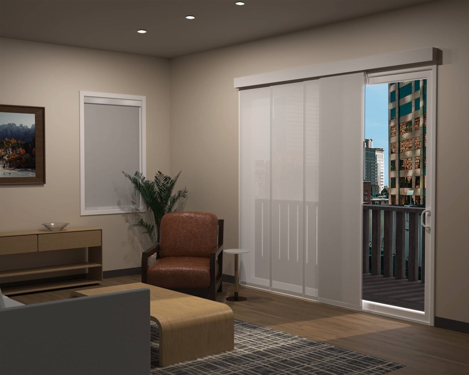 Sliding Panel Shades - Inpro Shade